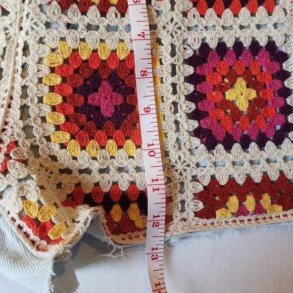 Shorts | Soma Machinemade Crochet Denim Shorts Wcrochet Panels Size 527 ...